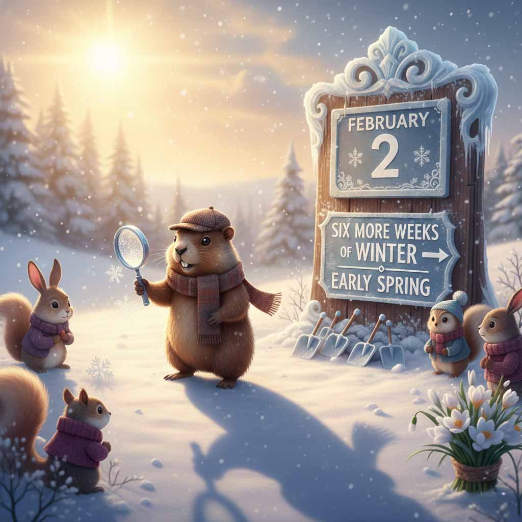 Play A Fun Word Jumble about Groundhog Day Traditions